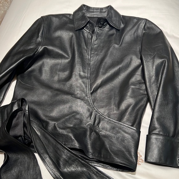 Mody Mary | Tops | 0 Vintage Wrap Around Leather Top | Poshmark